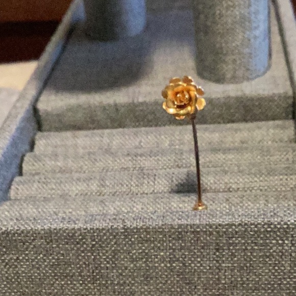 Jewelry | Elegant Gold Rose Stick Pin | Poshmark